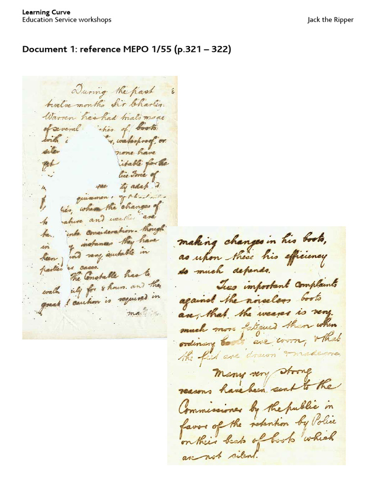 Historical Police Correspondence | PDF | Jack The Ripper | Police