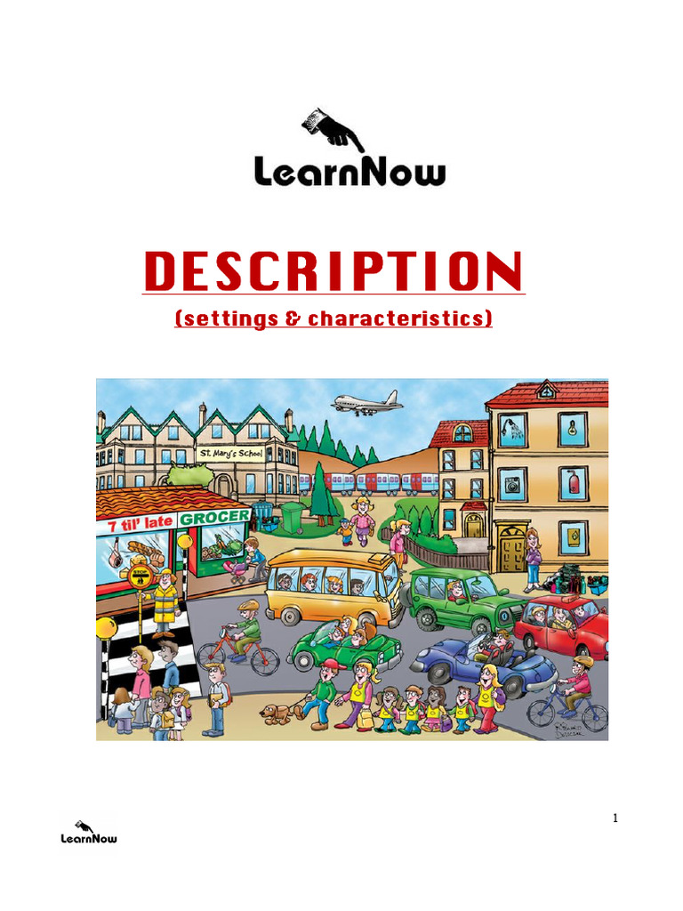 Description of Settings Character | PDF | Senses | Taste