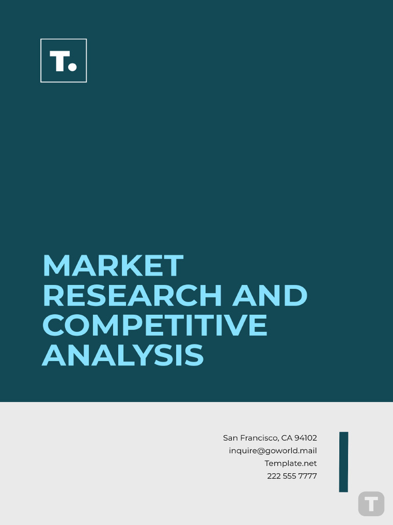 Market Research and Competitive Analysis Template | PDF