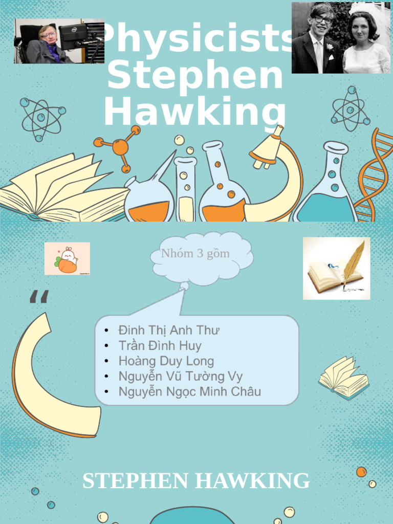 Bài Thuyết Trình Lý N3-Stephen Hawking | PDF