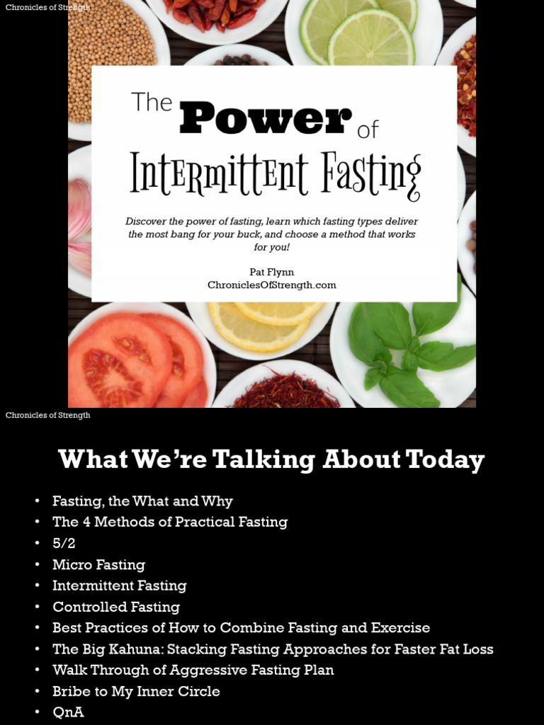 Intermittent Fasting | PDF | Dieting | Fasting