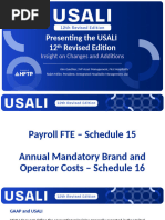 Usali 12 Overview | PDF | Expense | Waste