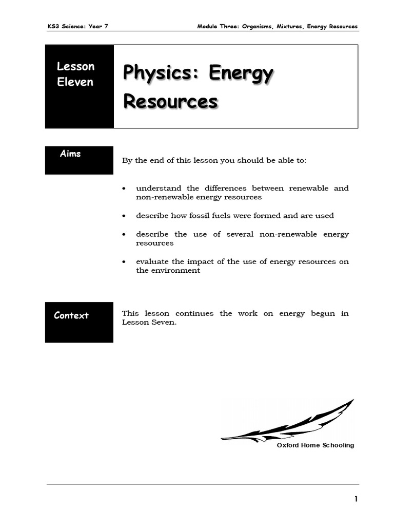 Need19 | PDF | Fuels | World Energy Resources