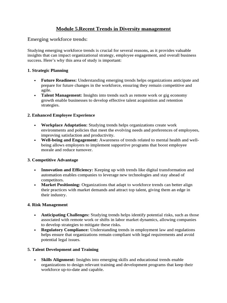Module 5 | PDF | Diversity (Business) | Employee Retention