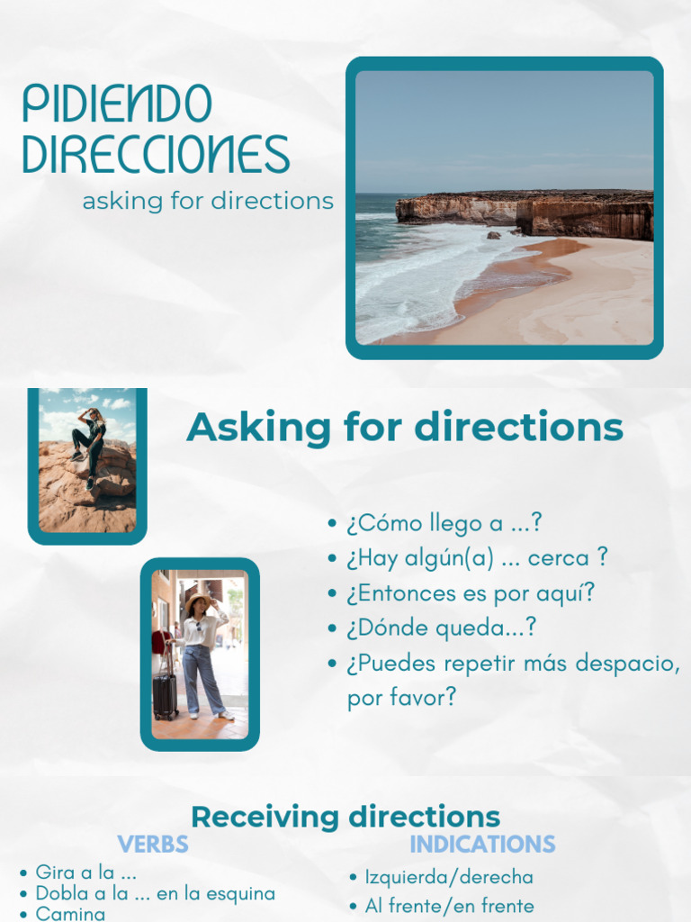 Clases de Español - Direcciones | PDF
