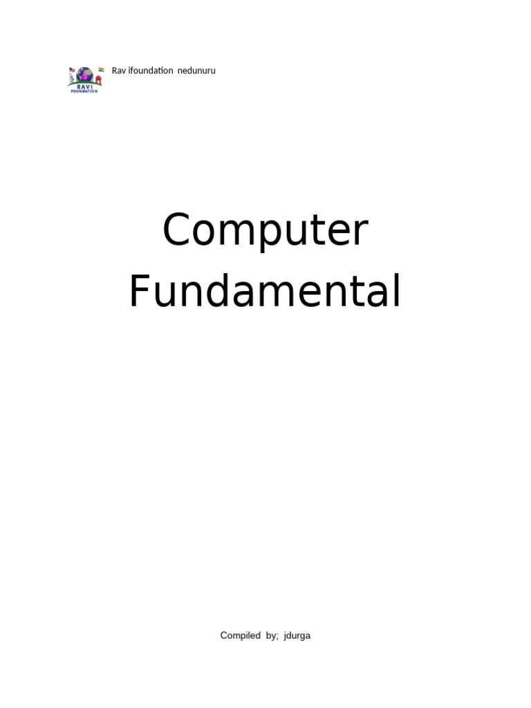 Understanding Computer Fundamentals | PDF