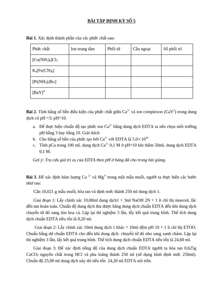 Trần Thành Hoàng-Bài tập số 5-HK2-2022-2023 | PDF