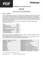 RoHS Compliance Declaration Template | PDF | Occupational Safety And ...