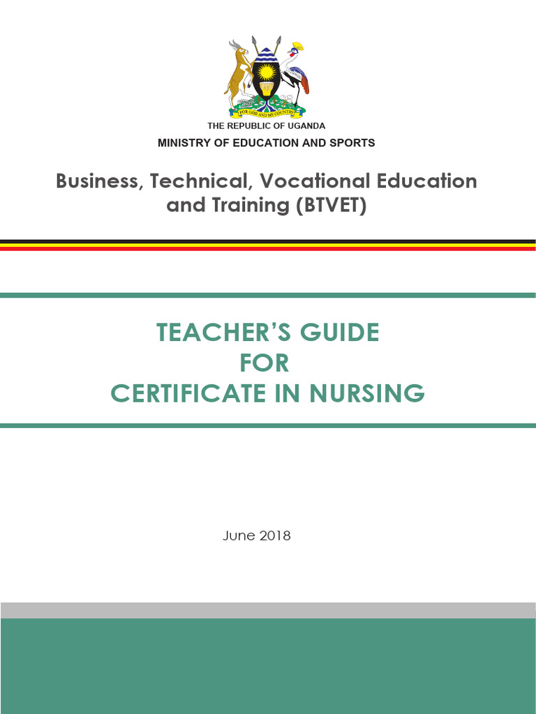 Teacher's Guide for Nursing Certificate | PDF | Learning | Methodology