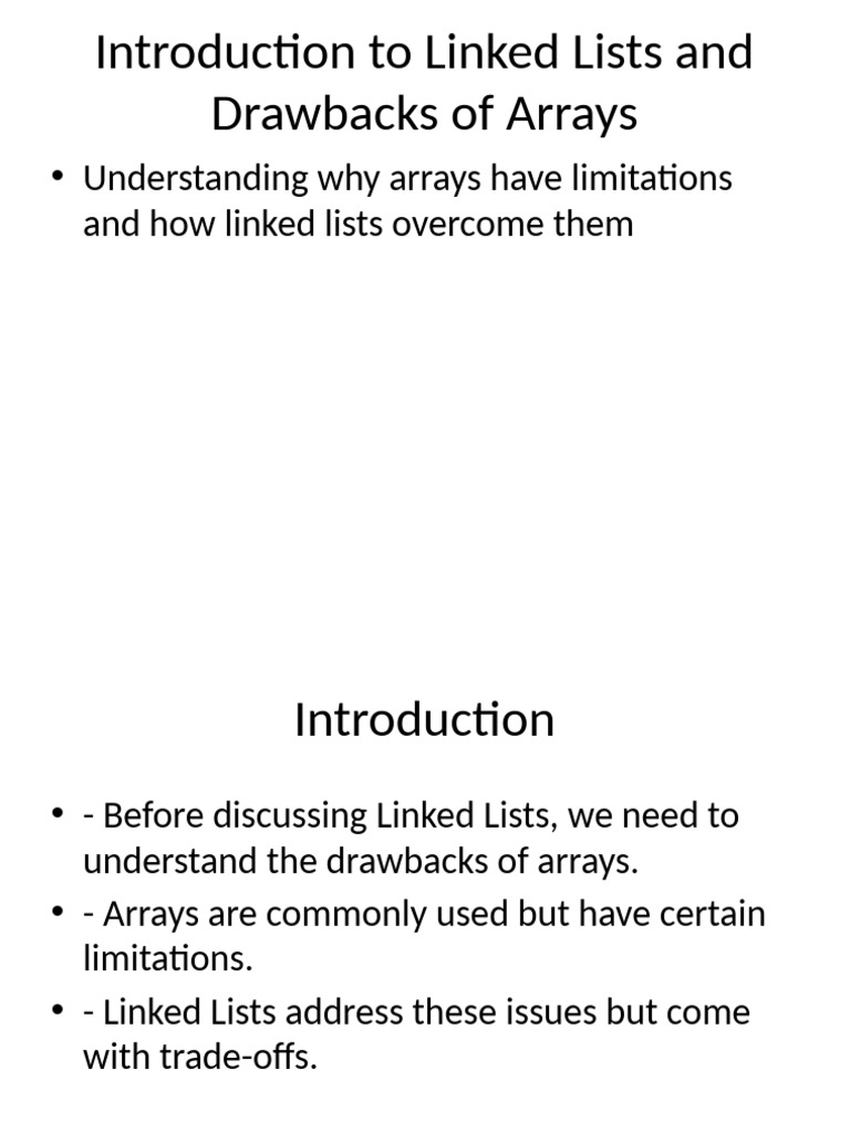 Linked List Introduction | PDF | Data Management | Computer Architecture