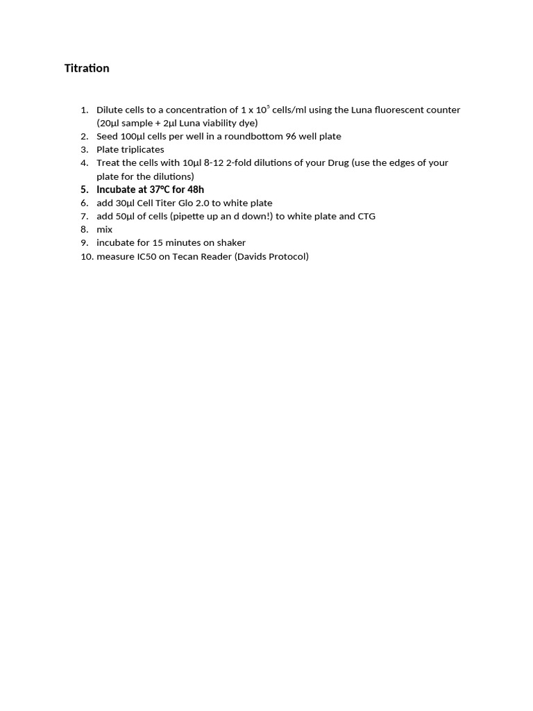 Drug Titration | PDF
