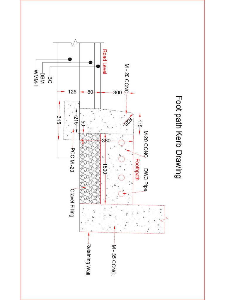 KERB - DWG 1 | PDF