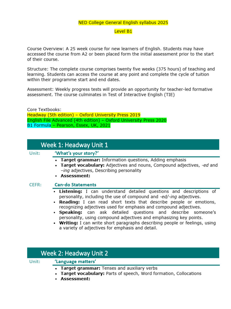 English B1 Course for New Learners | PDF | Pronoun | English Language