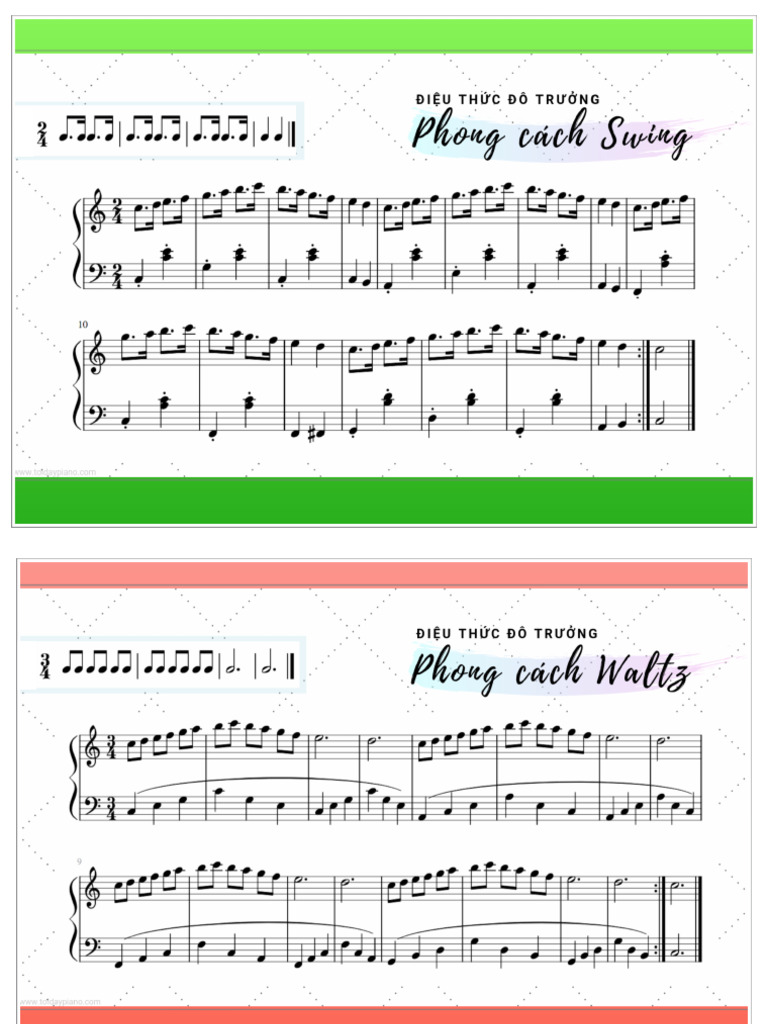 Bài Tập Scale Piano | PDF