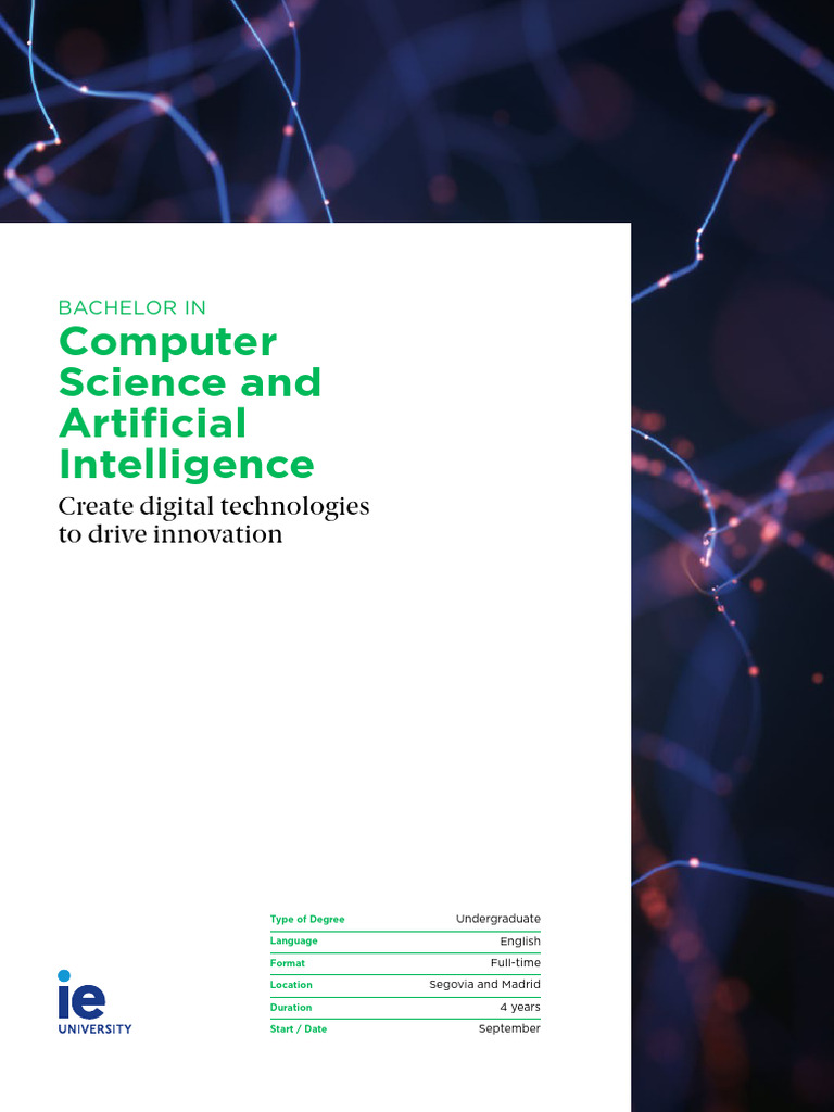 IEU BCSAI Brochure Digital Book | PDF | Artificial Intelligence | Intelligence (AI) & Semantics