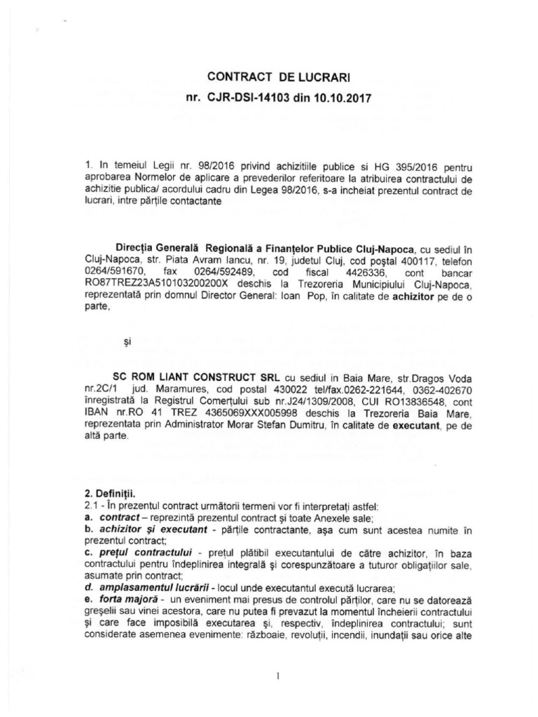 Model Contract 2 | PDF