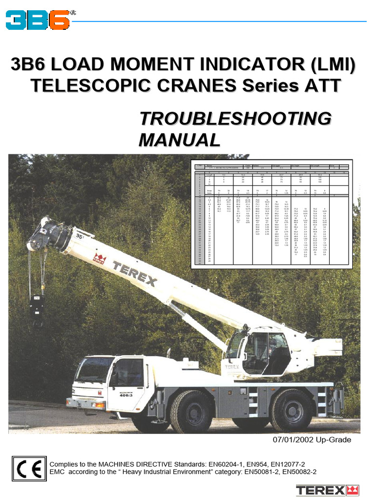 Load Moment Indicator Troubleshooting Guide | PDF | Power Supply ...