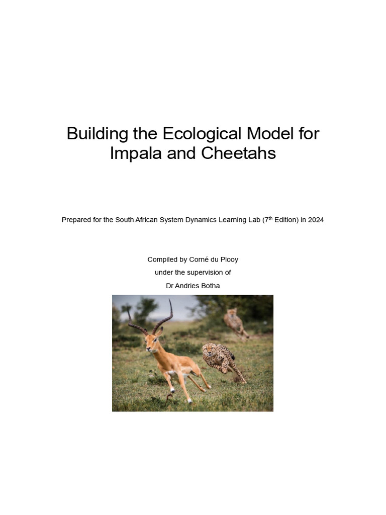 CaseStudyDoc Ecology 2024S2 | PDF | Ecology | Simulation