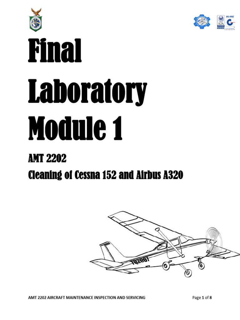AMT-2202-Final-Laboratory-Module-1 | PDF | Disinfectant | Aviation