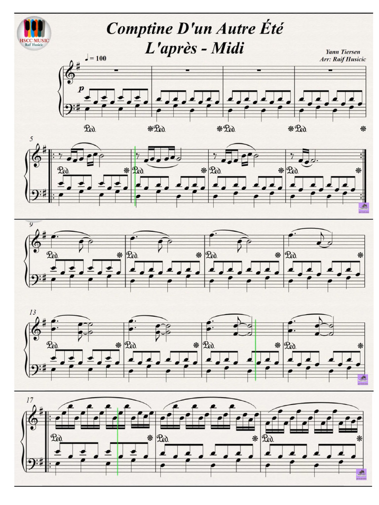 Comptine D'un Autre Ete | PDF