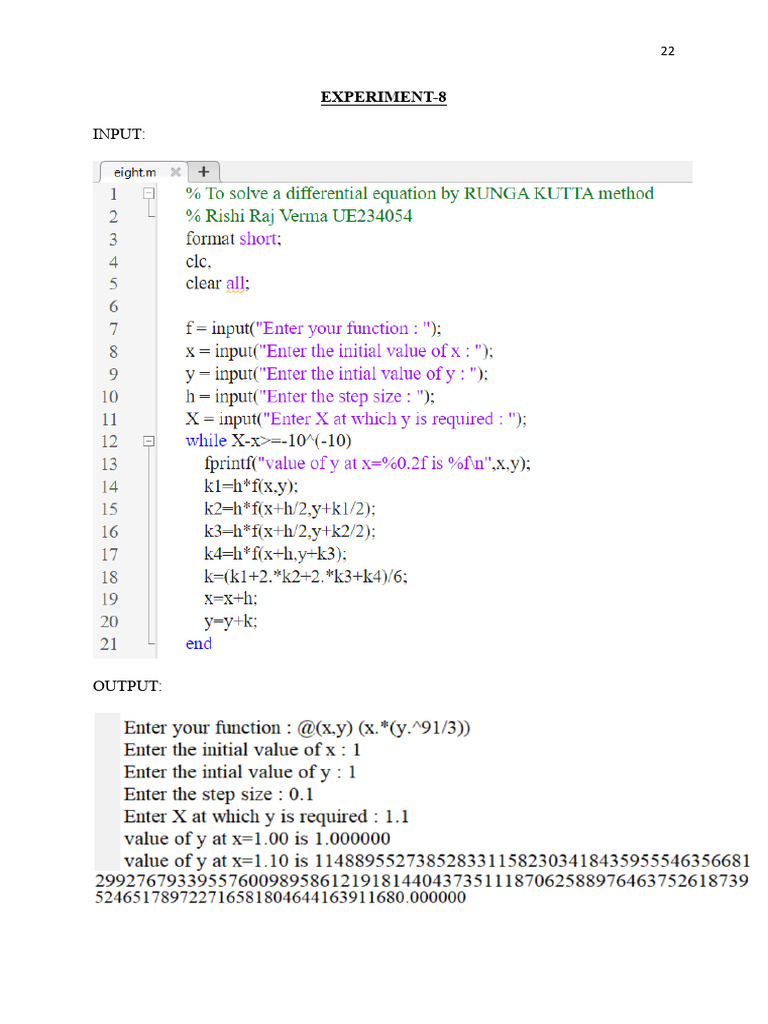 Experiment 8 | PDF