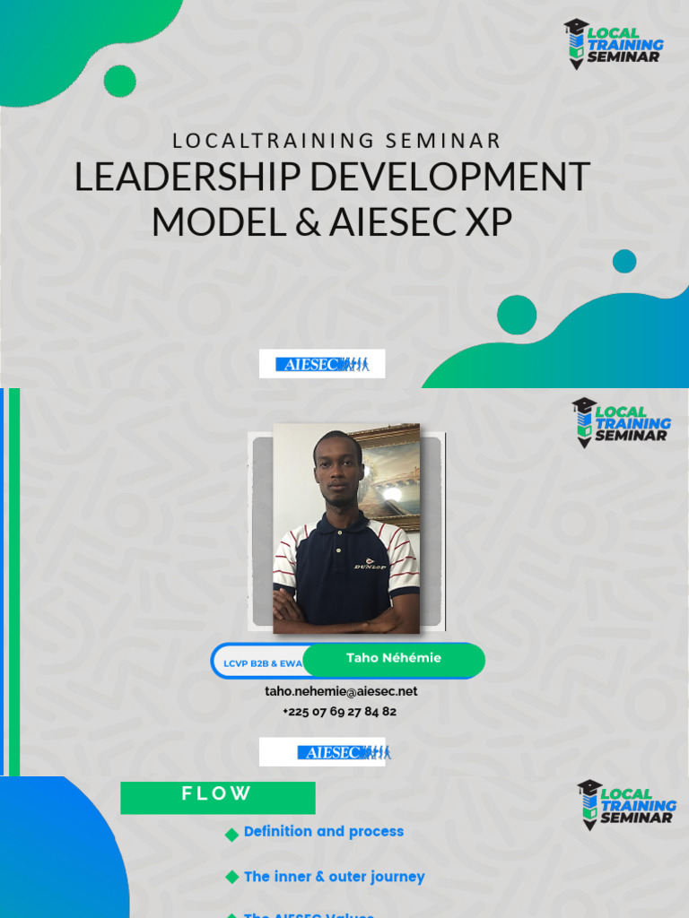 AIESEC Leadership Development Model | PDF | Integrity | Leadership