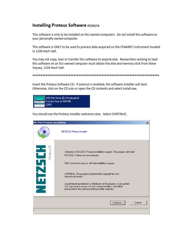 Installing Proteus Software | PDF | Usb Flash Drive | Installation (Computer Programs)