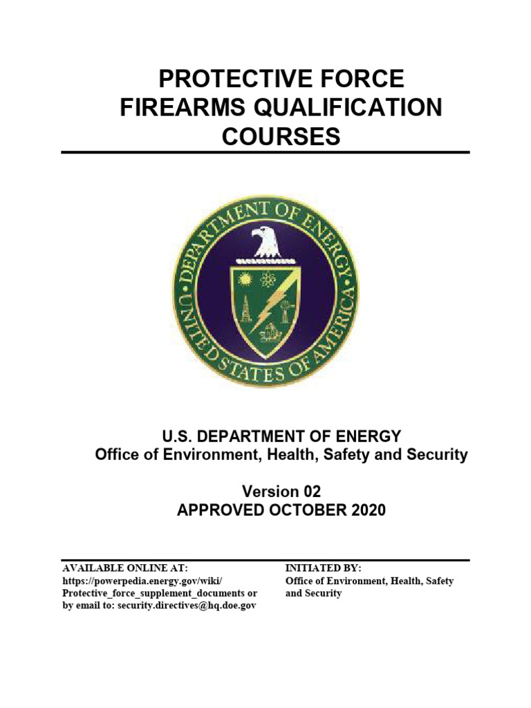 Firearms Qualification Courses | PDF | Projectile Weapons | Ballistics