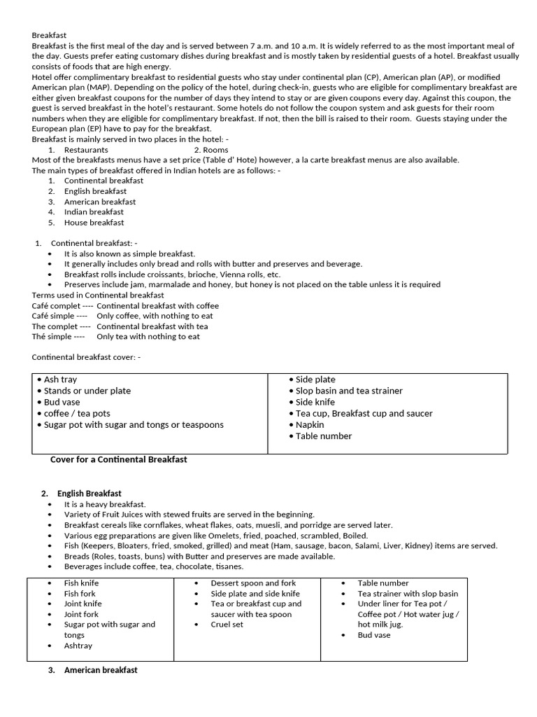 Semester 2 Handouts Food and Beverage NEP | PDF | Coffee | Drink