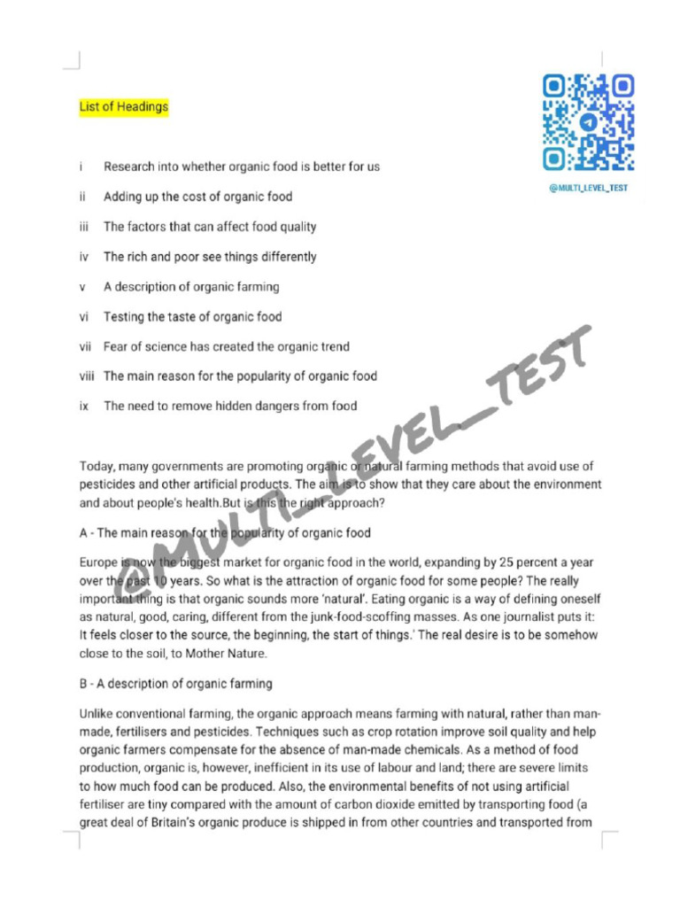 Reading Heading | PDF