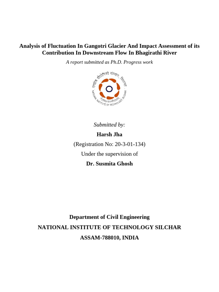 Progress Report | PDF | Glacier | Himalayas Progress Report | PDF | Glacier | Himalayas