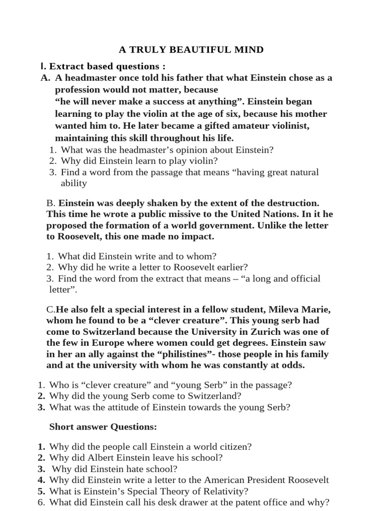 Einstein's Life and Legacy Insights | PDF | Albert Einstein