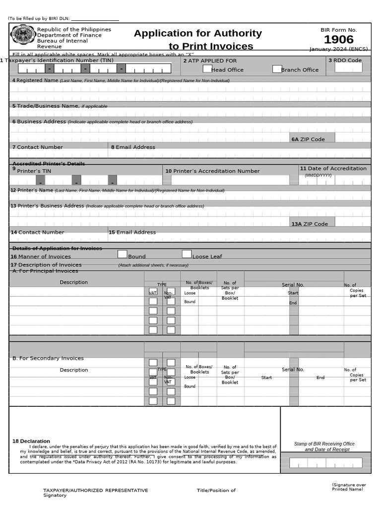1906 January 2024 ENCS - Final | PDF | Invoice