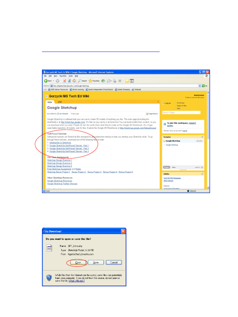 Running The Google Sketchup Tutorials | PDF
