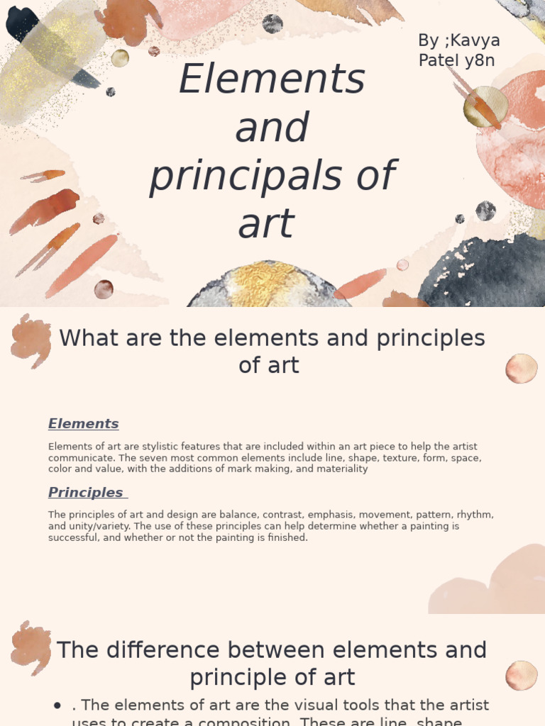 Art Elements & Principles Guide | PDF