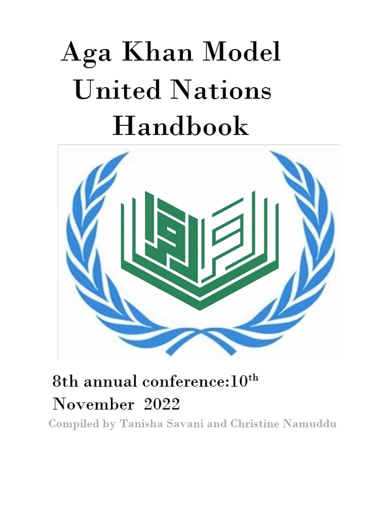 AKMUN 2022 Handbook | PDF | United Nations | International Relations