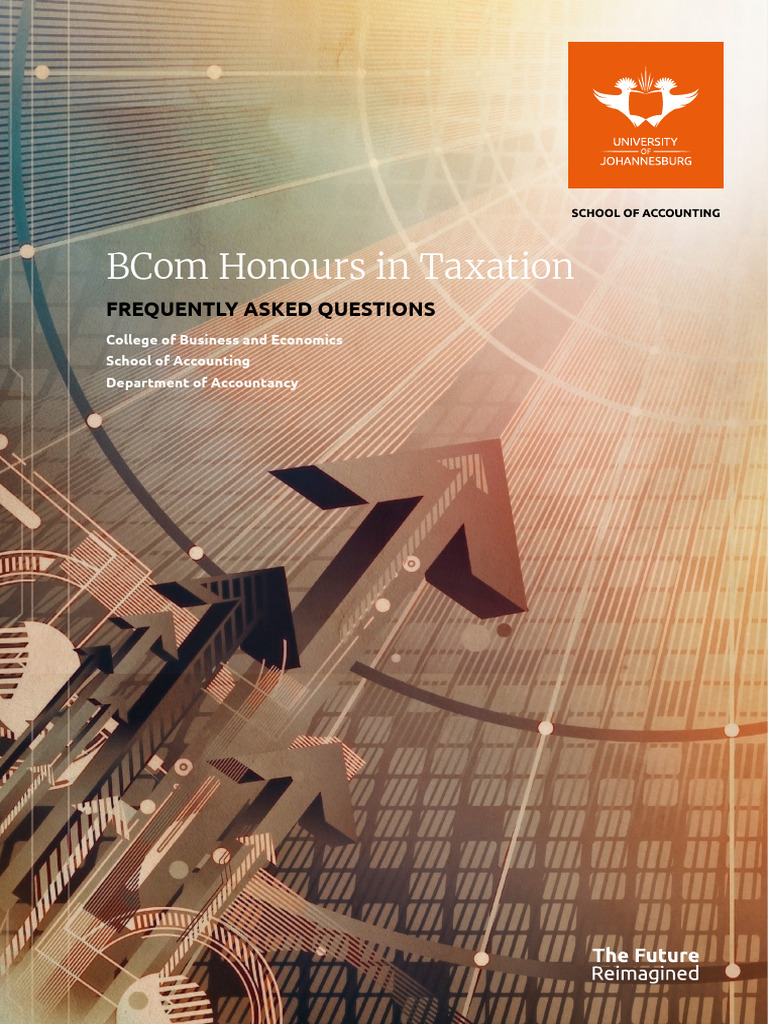 BCom Honours in Taxation FAQs | PDF | Educational Stages