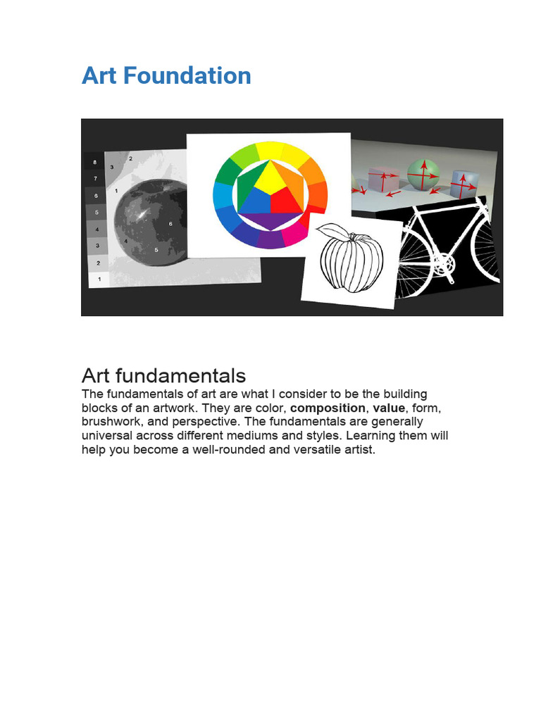 Art Fundamentals for Beginners | PDF