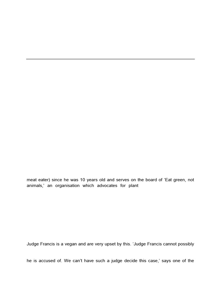 Tutorial 3 - Questions | PDF | Meat | Justice