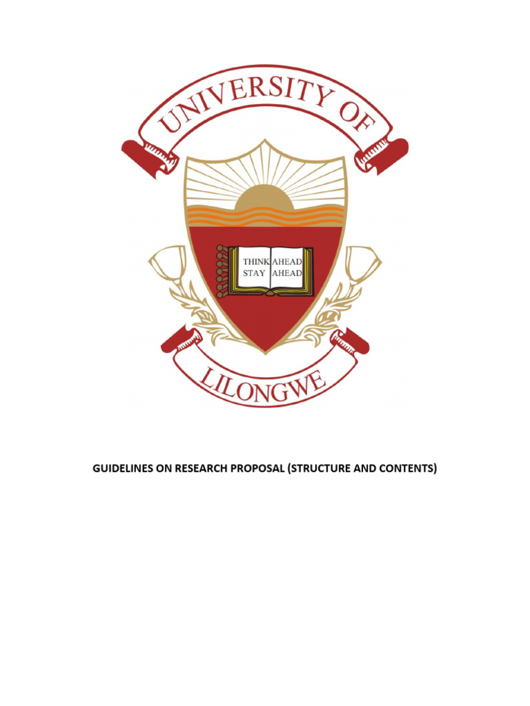 Guidelines On Research Proposal | PDF | Theory | Data