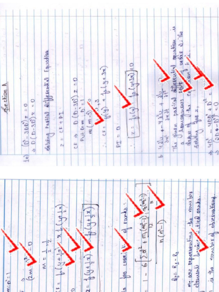 maths 4 answer sheet unnat | PDF