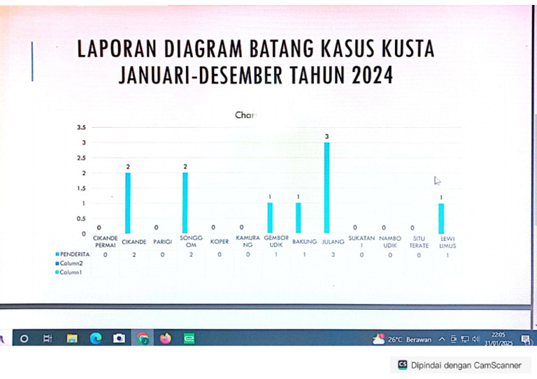 Grafik Laporan Kusta Tahun 2024 | PDF