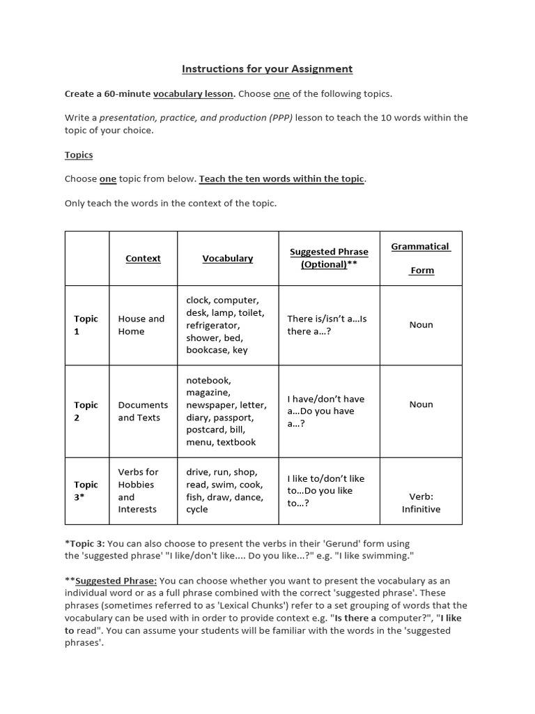 1.assignment Brief | PDF | Verb | Phrase