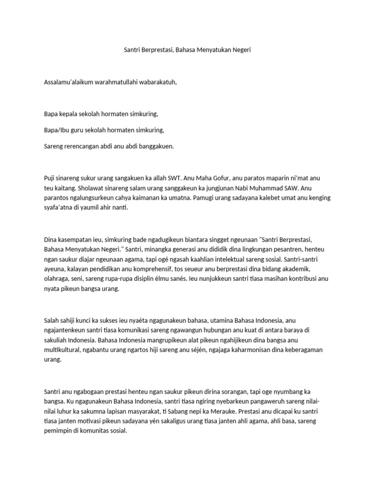 Biantara Sunda | PDF