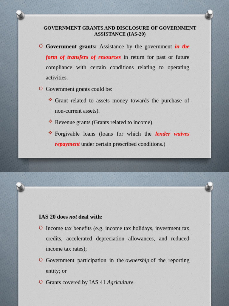 Government Grants Ias-20 | PDF | Expense | Depreciation