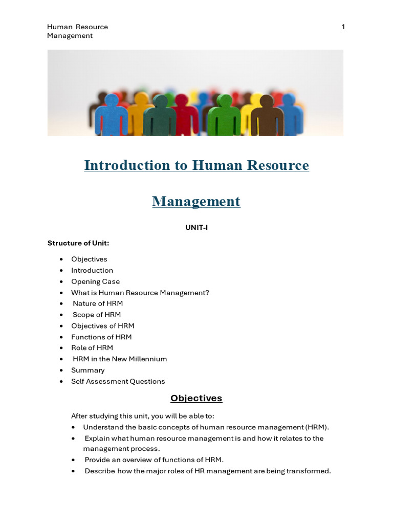Human Resource Management | PDF | Human Resource Management | Human ...