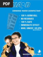 Sanichlor Tabs | PDF | Disinfectant | Hygiene