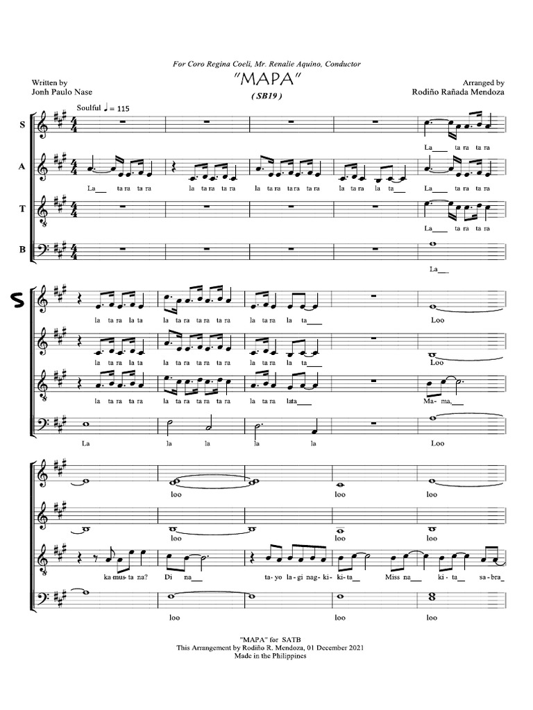 Mapa SATB | PDF