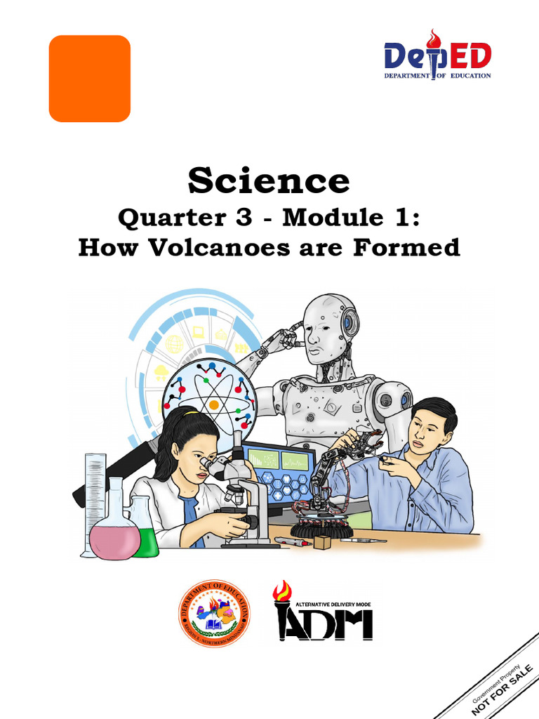 EARTHSCI9 Q3 MOD1 How-Volcanoes-are-Formed | PDF | Plate Tectonics | Magma