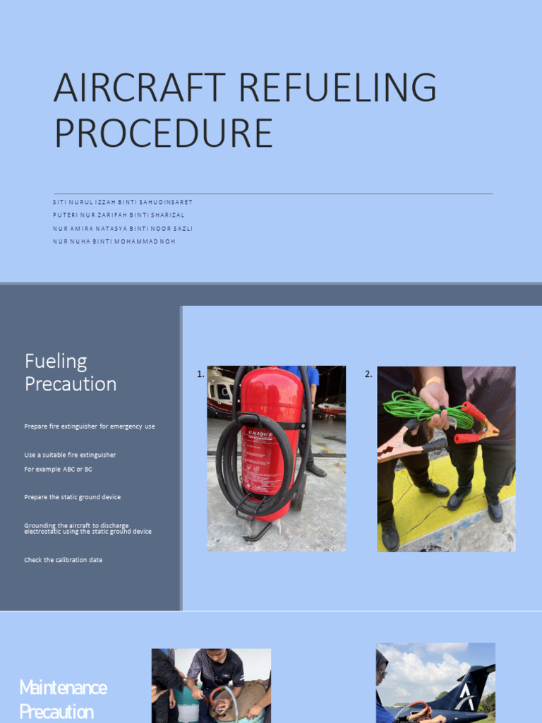 AIRCRAFT REFUELING PROCEDURE copy | PDF